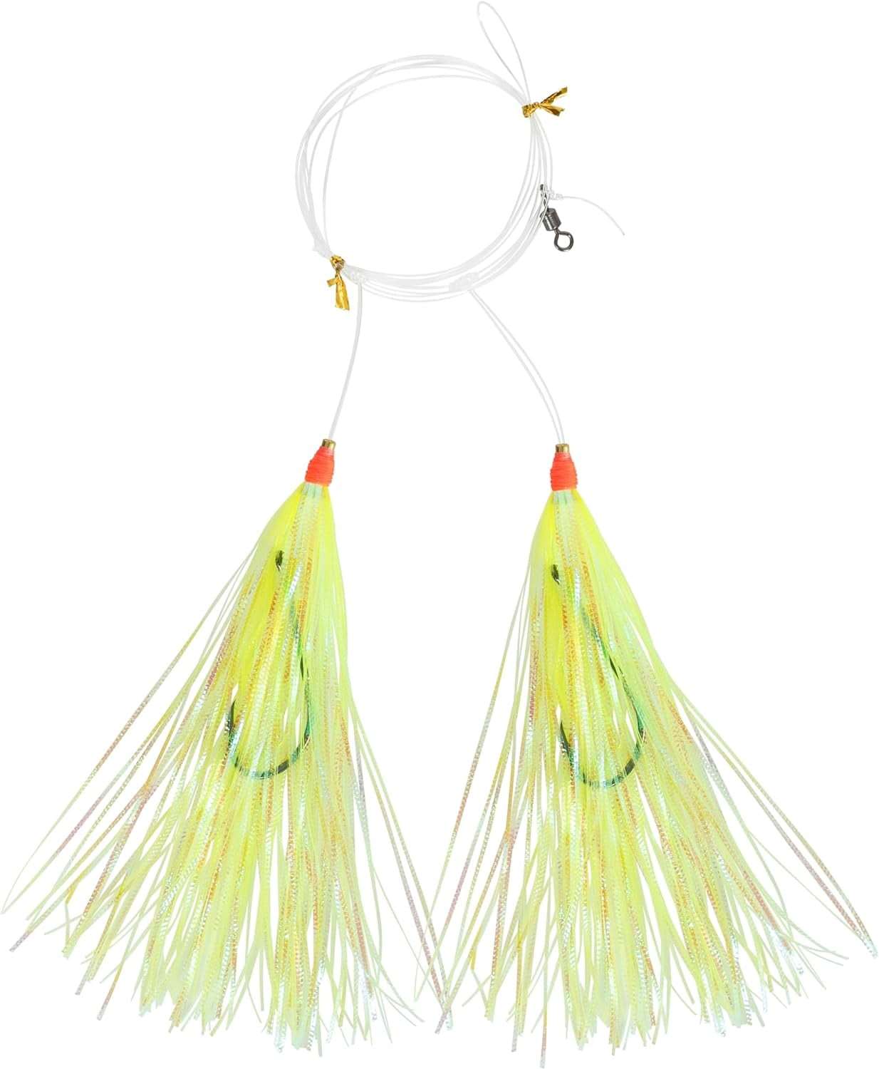 BLUEWING Fishing Rigs Mylar Flash HI-LO Rig Bucktail Mylar Flash Teaser ...