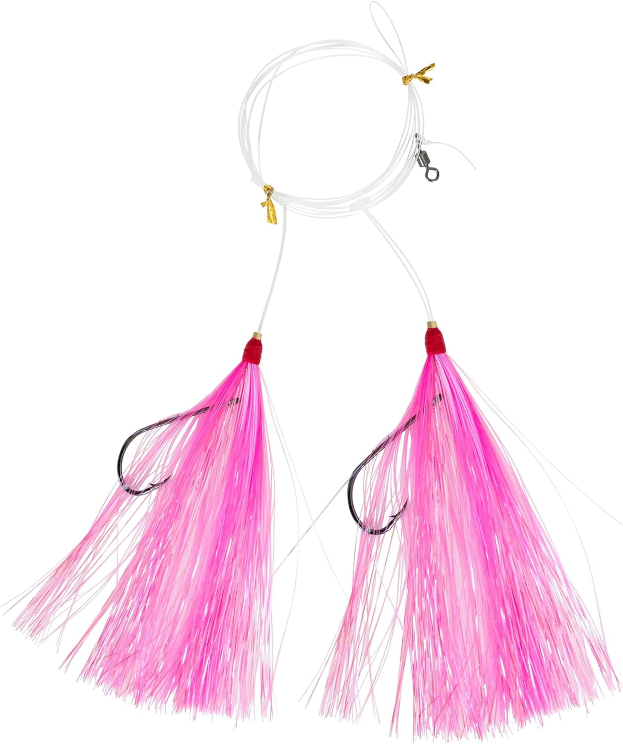 BLUEWING Fishing Rigs Mylar Flash HI-LO Rig Bucktail Mylar Flash Teaser ...