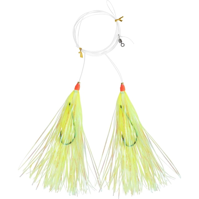 BLUEWING Fishing Rigs Mylar HI-LO Rig Bucktail Mylar Flash Teaser Rig ...