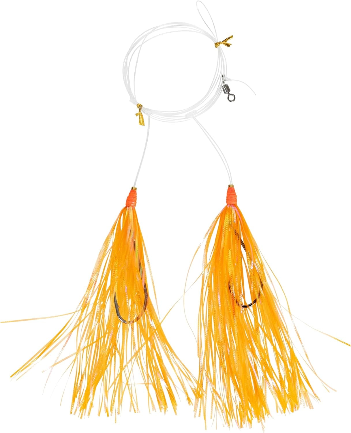 BLUEWING Fishing Rigs Mylar HI-LO Rig Bucktail Mylar Flash Teaser Rig ...