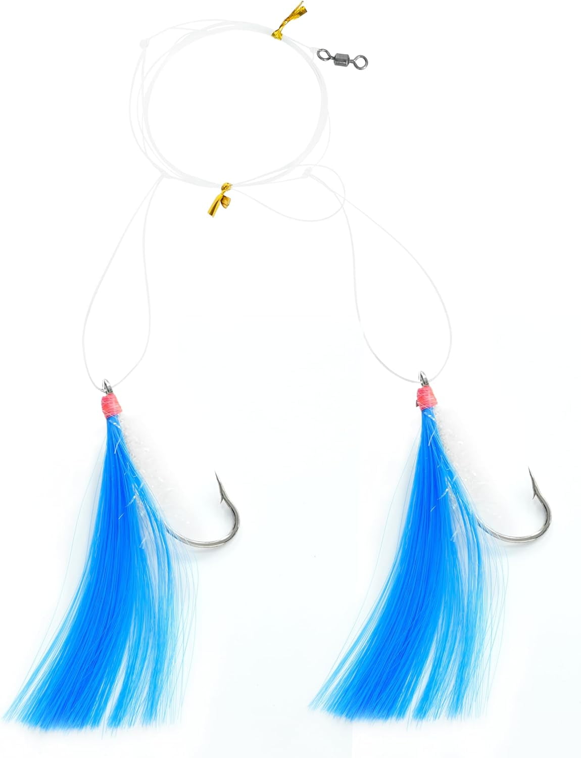 BLUEWING Fishing Rigs Special Series HI-LO Rig Bucktail Mylar Flash ...