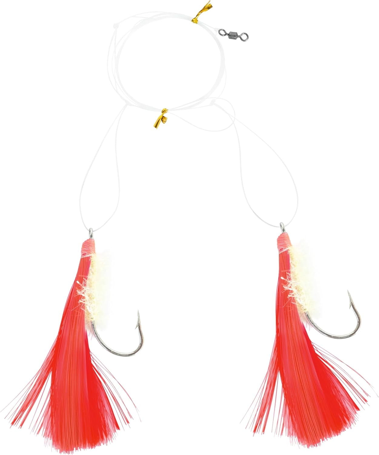 BLUEWING Fishing Rigs Special Series HI-LO Rig Bucktail Mylar Flash ...