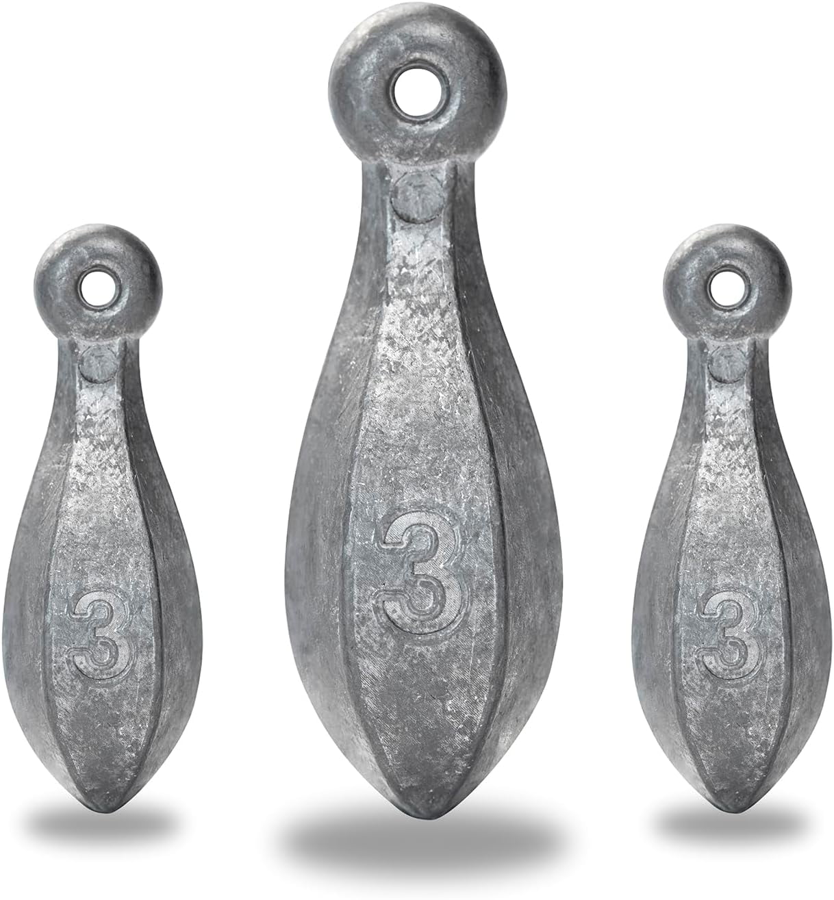 BLUEWING Bass Casting Fishing Sinkers Weights, Saltwater Streamlined ...
