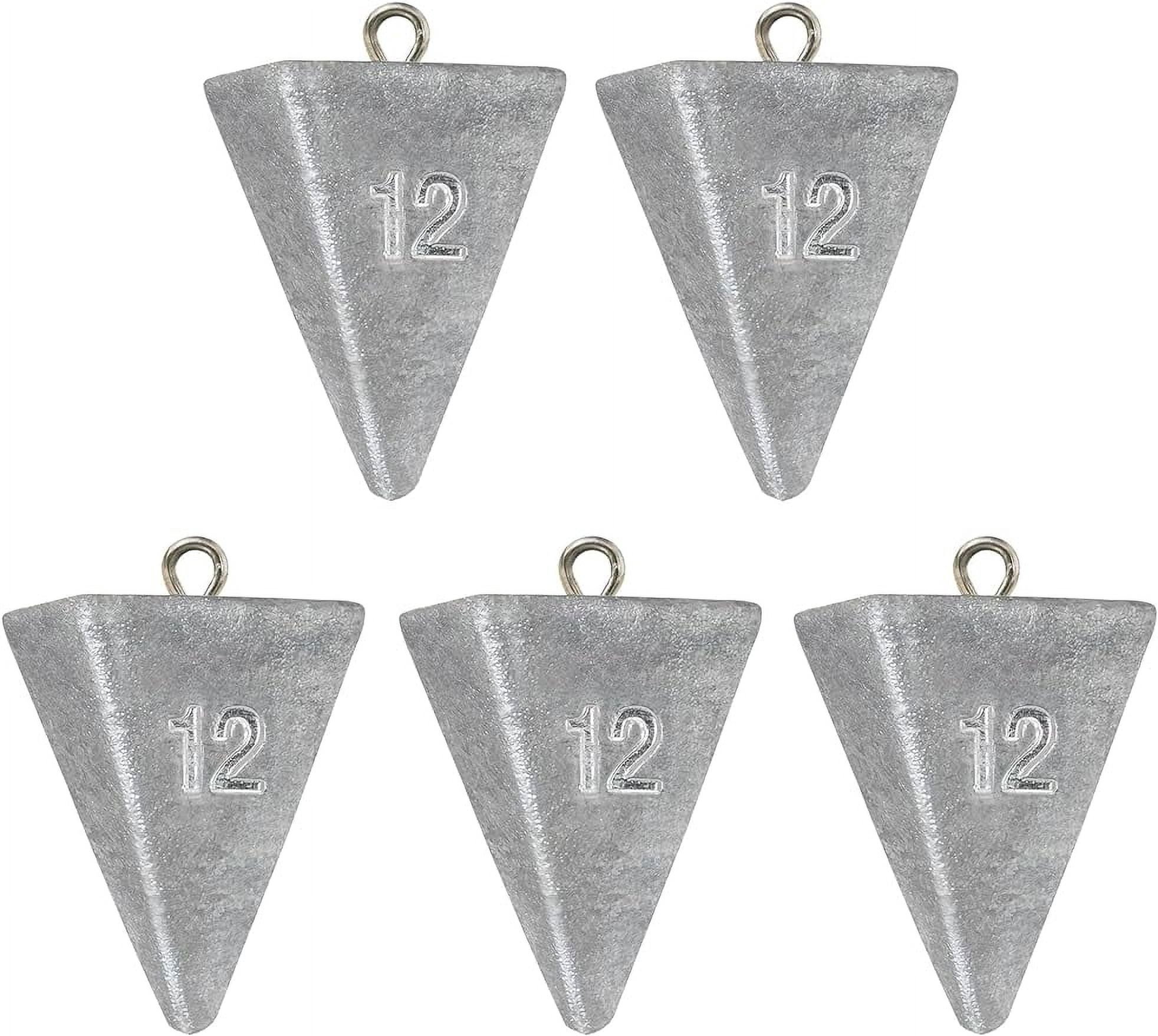BLUEWING Fishing Weights Sinker Weights Pyramid Lead Saltwater ...