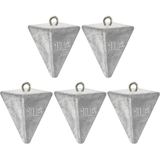 BLUEWING Fishing Weights Sinker Weights Pyramid Lead Saltwater ...