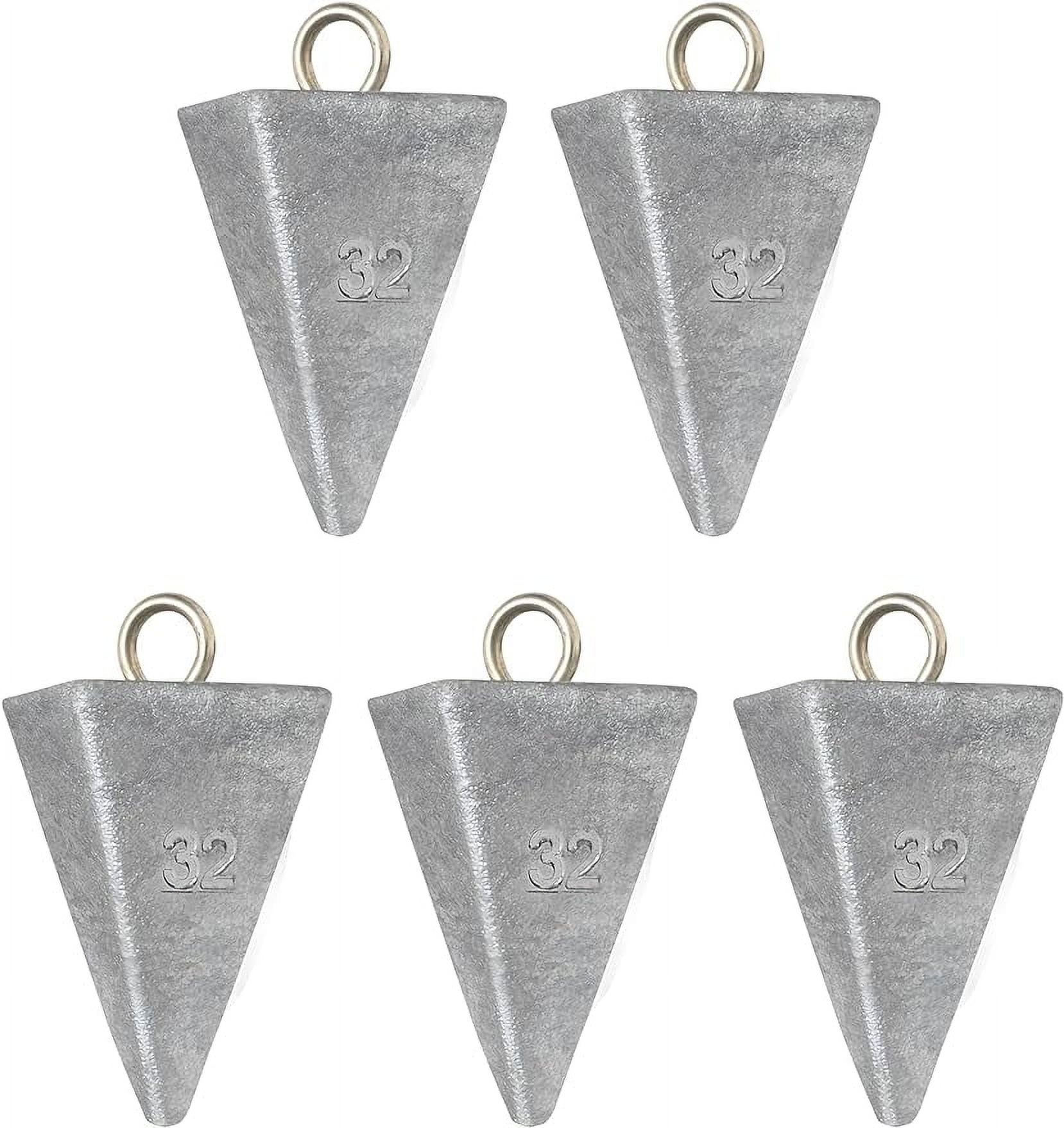 BLUEWING Fishing Weights Sinker Weights Pyramid Lead Saltwater ...