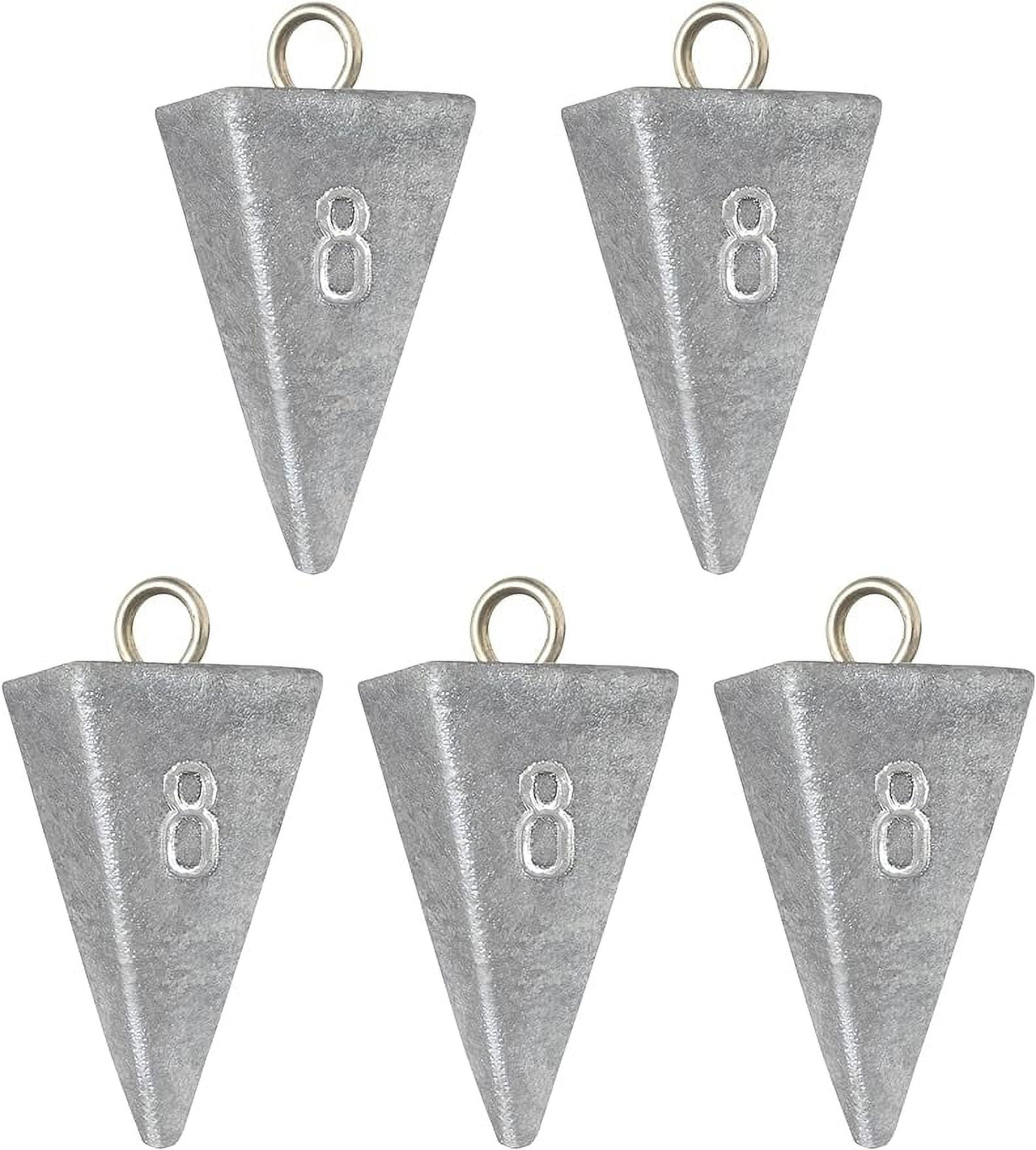 BLUEWING Fishing Weights Sinker Weights Pyramid Lead Saltwater ...