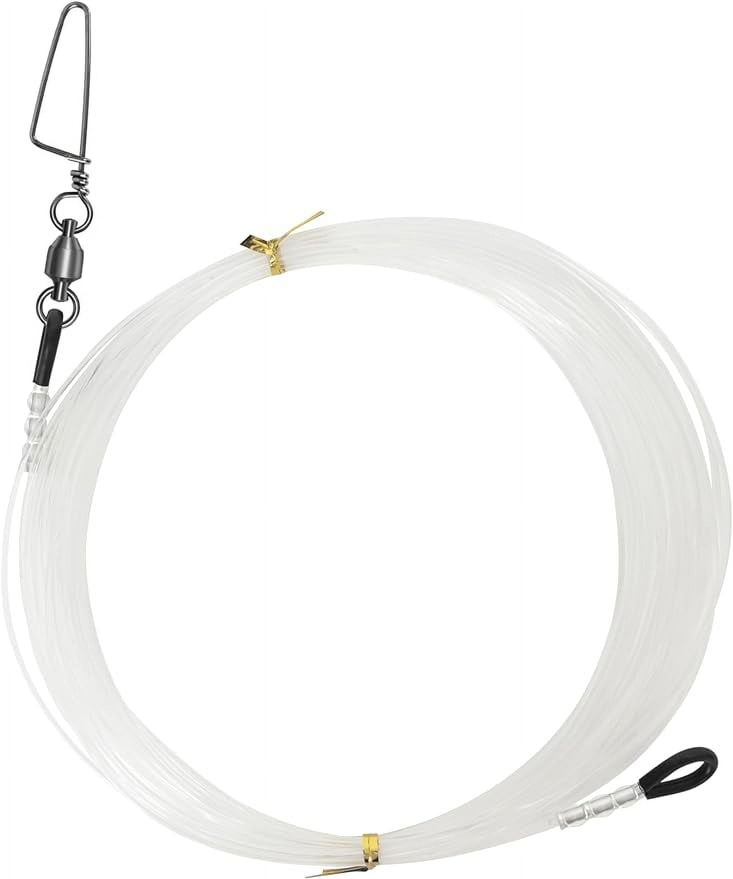 BLUEWING High Speed Wahoo Trolling Shock Leader with 25ft 250lb Mono ...