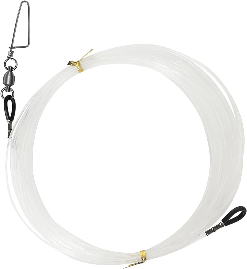 BLUEWING High Speed Wahoo Trolling Shock Leader with 25ft 400lb Mono ...