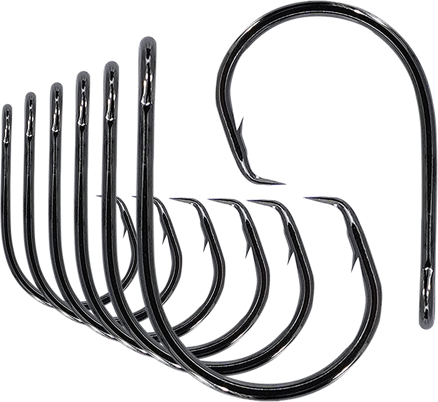 BLUEWING Inline Circle Hook Wide Gap Fishing Hooks High Carbon Steel ...