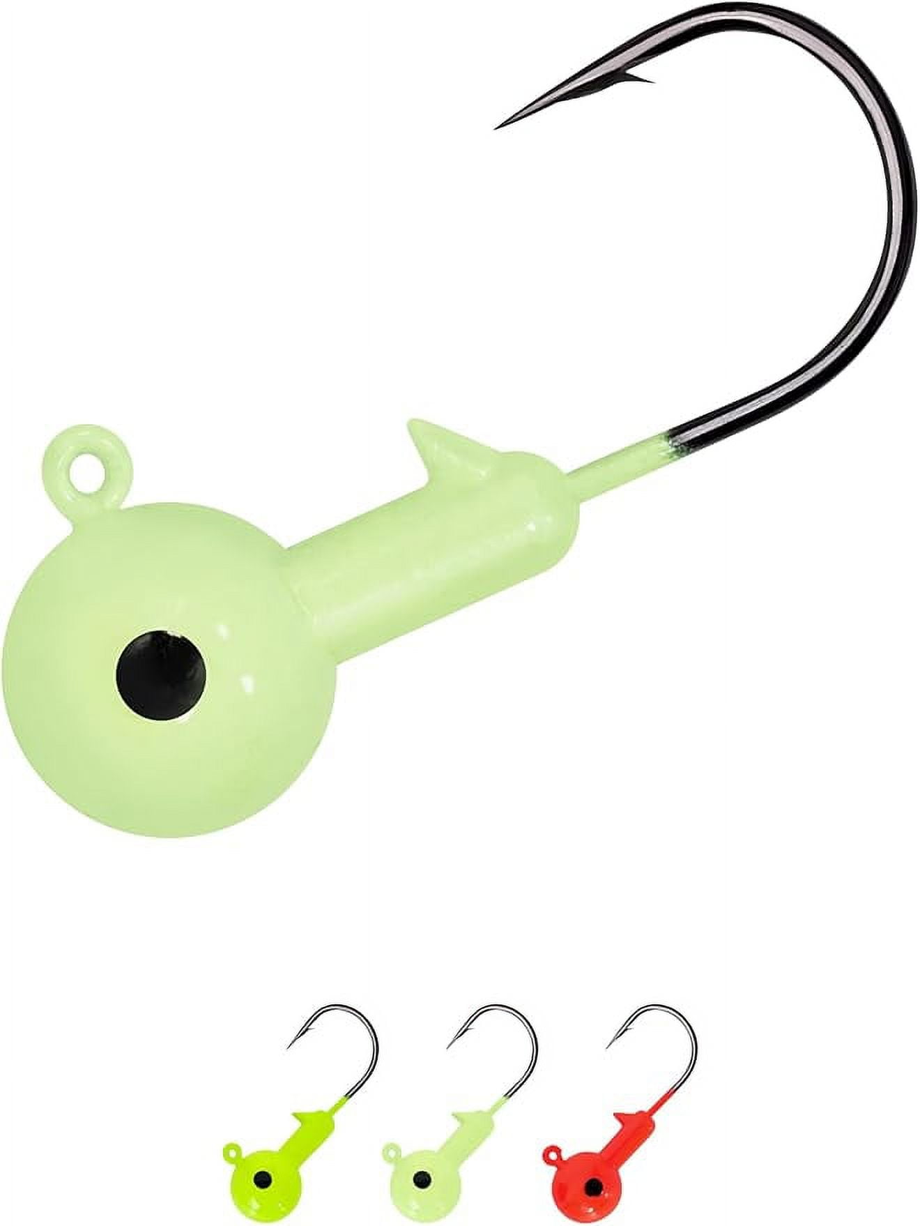 BLUEWING Jig Heads 5pcs Fishing Jigs with High Carbon Steel Hook ...