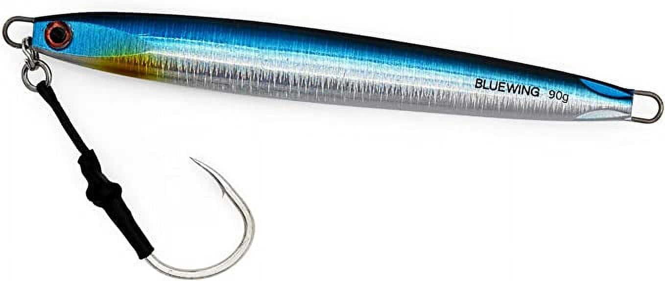 BLUEWING Speed Vertical Jigging Lure, Offshore Vertical Jig Deep Sea Jigging Lures, Saltwater ...