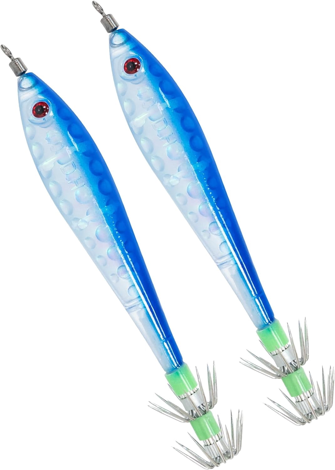 BLUEWING Squid Jig with Double-Layered Stainless Steel Hooks Squid ...