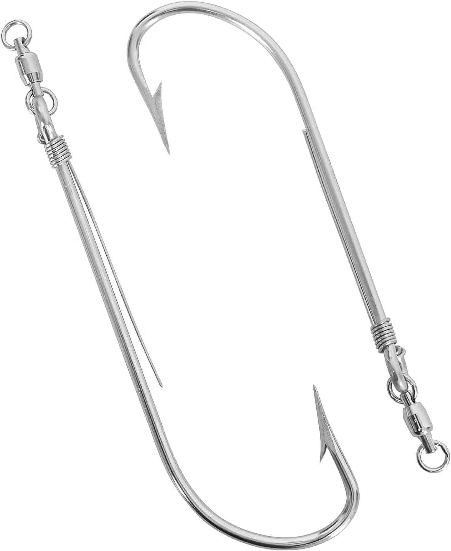 BLUEWING Strip Trolling Hook With Ball-Bearing Swivel 2pcs Stainless ...