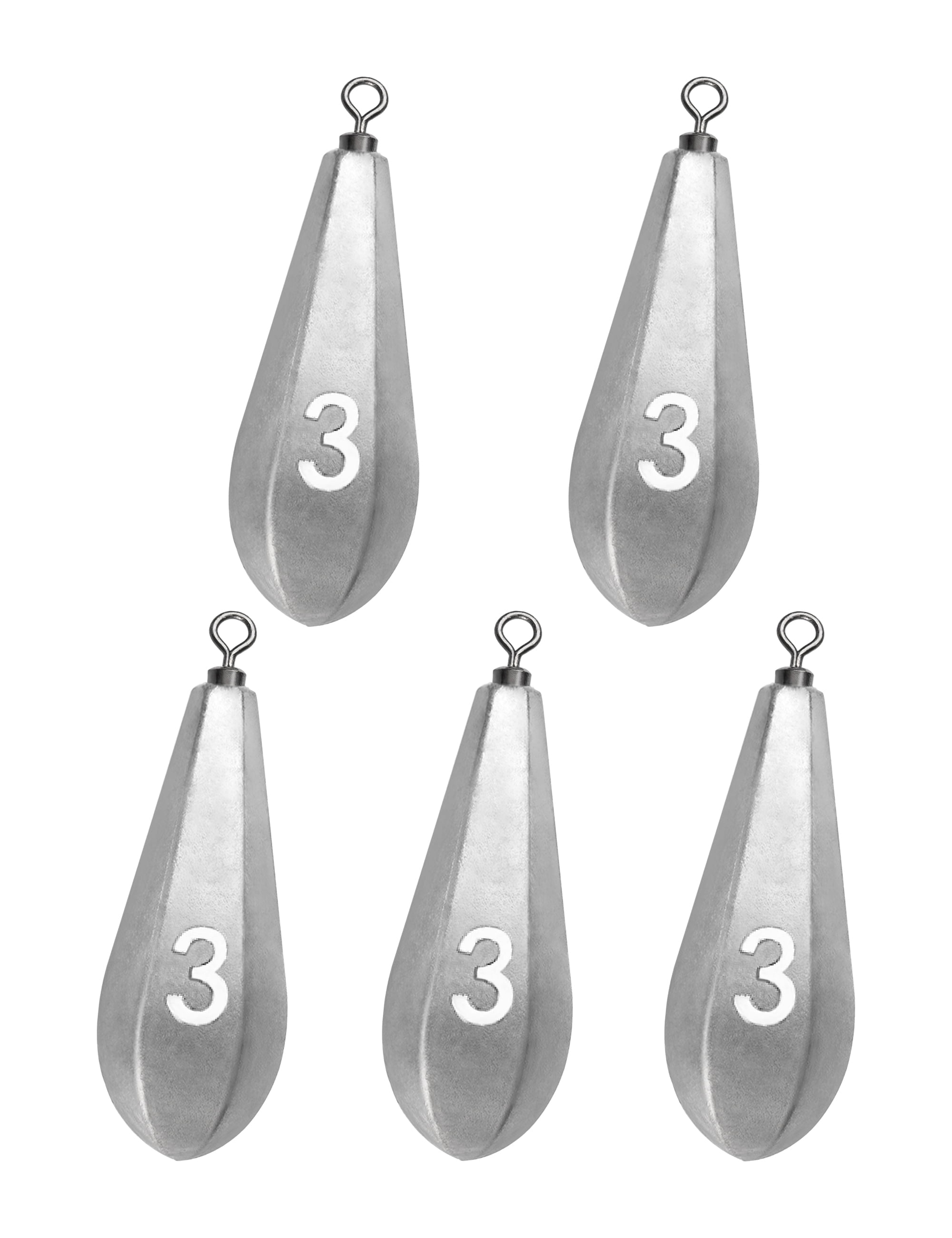 BLUEWING Swivel Bank Sinkers Fishing Weights Lead Sinkers with Swivel ...