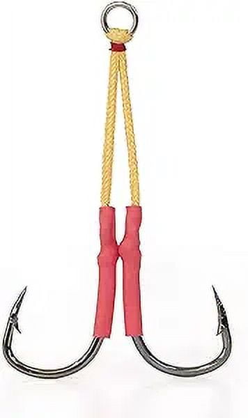 BLUEWING Twin Assist Hooks with Kevlar String 5pcs Stainless Steel ...