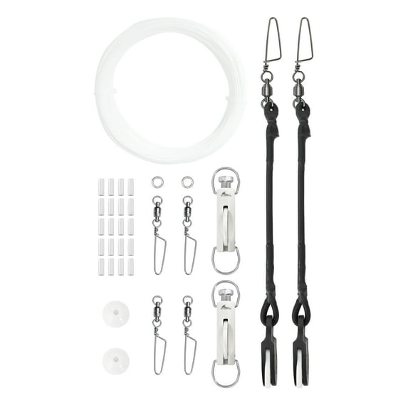 BLUEWING Upgraded Single Outrigger Rigging Kit All-in-One with 400lb ...