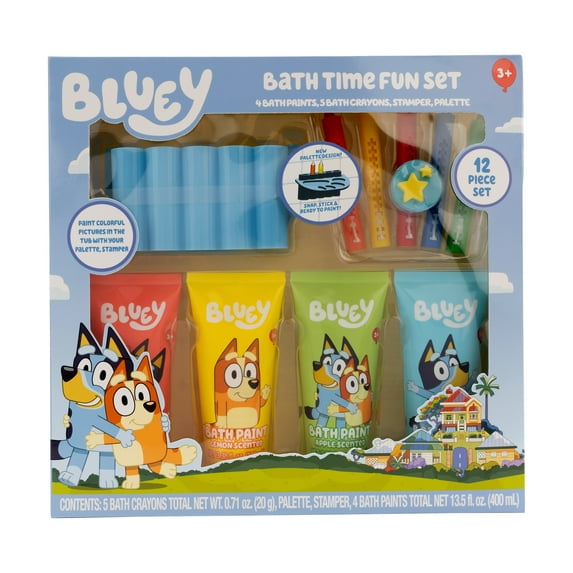 Bluey Bath Time Fun Set, 12 Pieces - Walmart.com