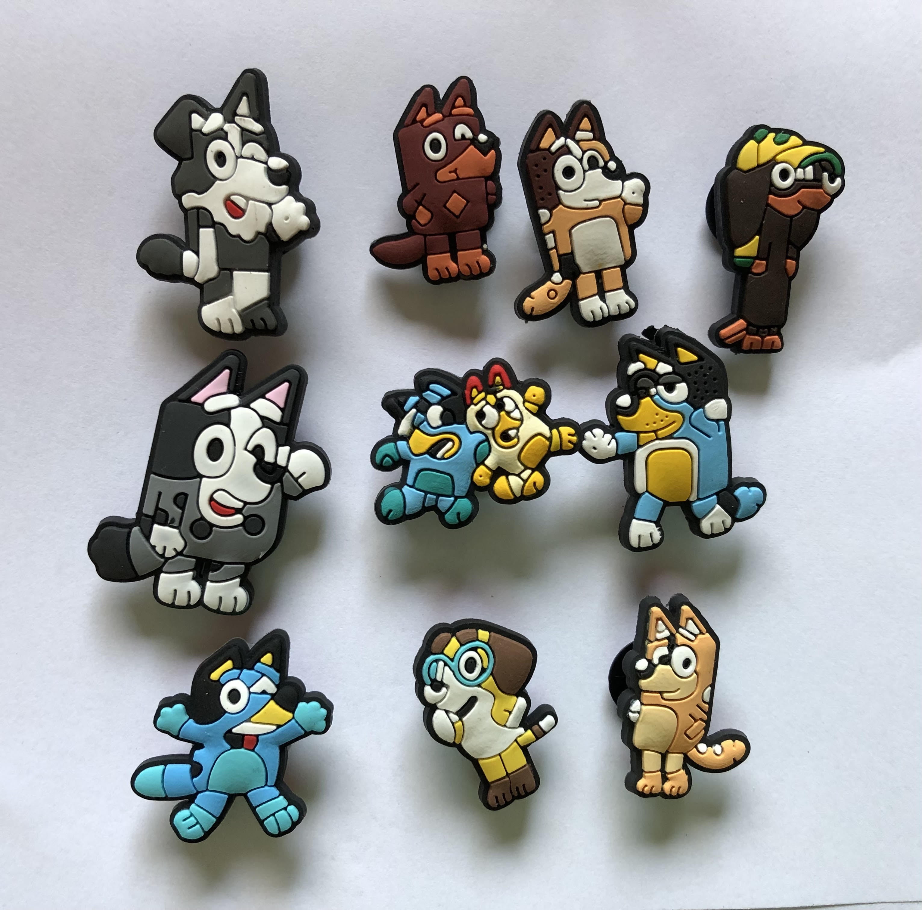 Bluey Kids Toddler Toy - Shoe Charms Collection, Set of 10 - Walmart.com