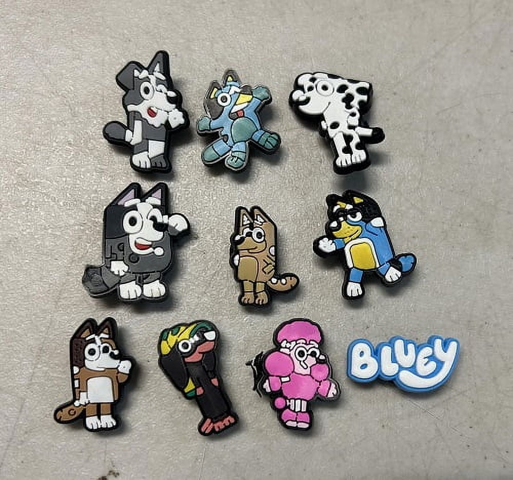 Bluey Kids Toddler Toy - Shoe Charms Collection, Set of 10 - Walmart.com
