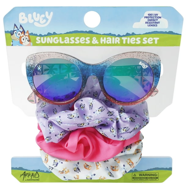 Bluey Sunglasses & Hair Ties Gift Set - Walmart Business Supplies