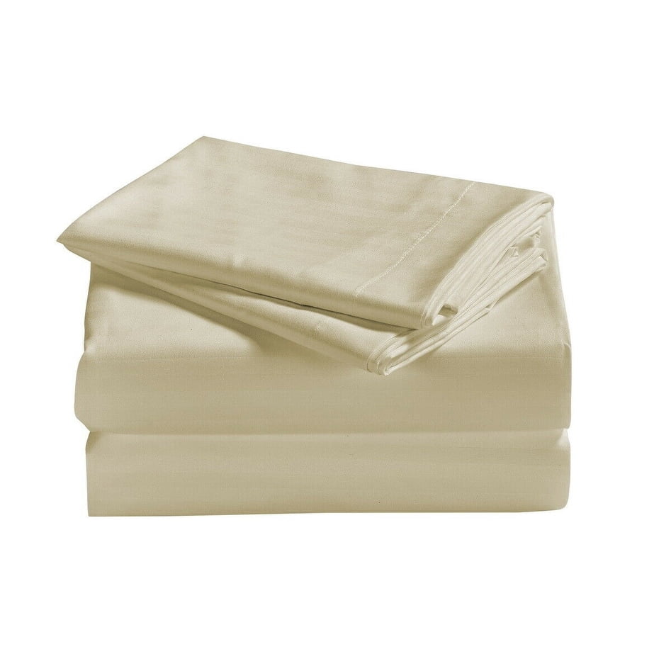 BLUFF CITY BEDDING 1800 Series Sheets for Bed Dobby Stripe Stay Cool ...