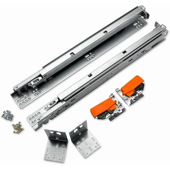 BLUM 563H4570B Tandem Plus Blumotion 18" Drawer Runner Pair for Face ...