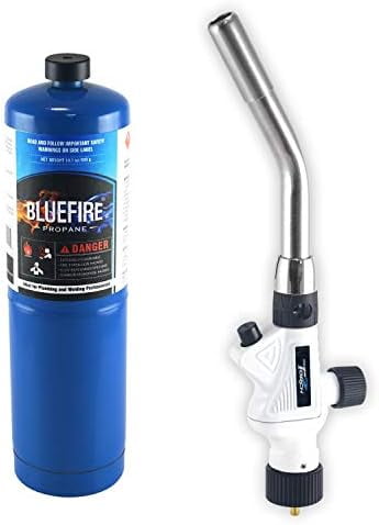 BLURFIRE Pearl Metal Handle Turbo Torch Head, Multi-Purpose Auto ...