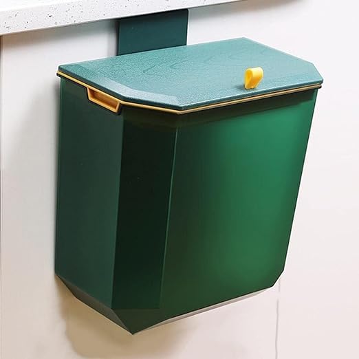 BLURISM Kitchen Garbage Bin Hanging Type Waste Bin Wall Mounted Trash ...