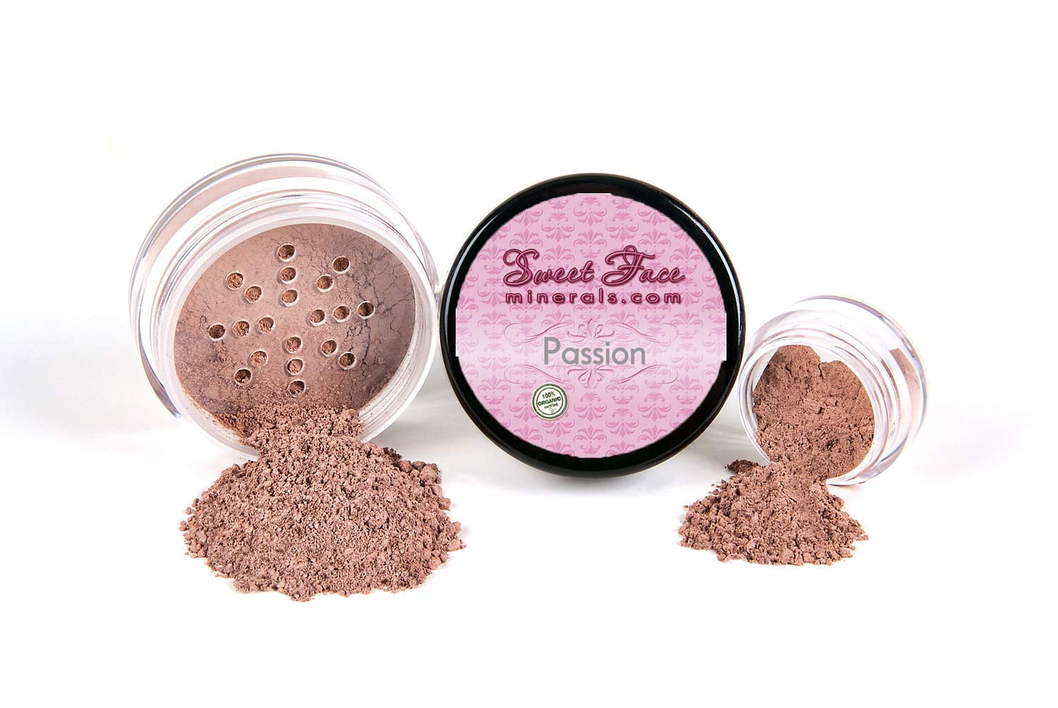 BLUSH (PASSION) Mineral Makeup Powder Bare Face Shadow Contour Rouge ...