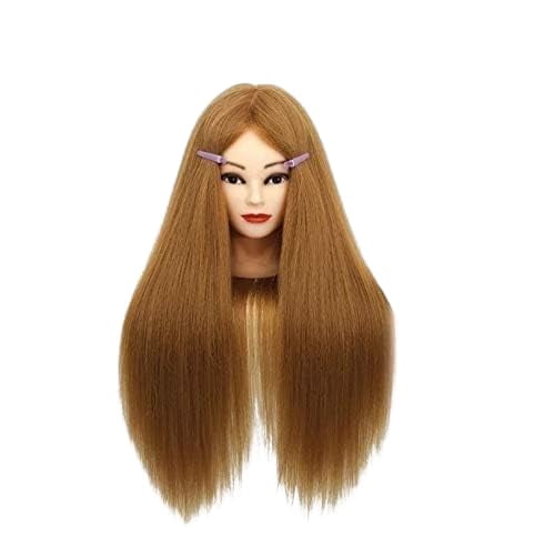 BLUSHIA 100 Curling Dummy Blonde Hair Dummy for Advance Hair Styling ...
