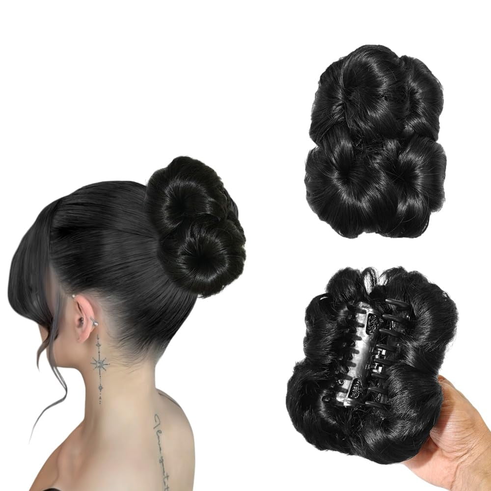 BLUSHIA Hair Accessories For Women Stylish Messy Bun Hair Extension ...