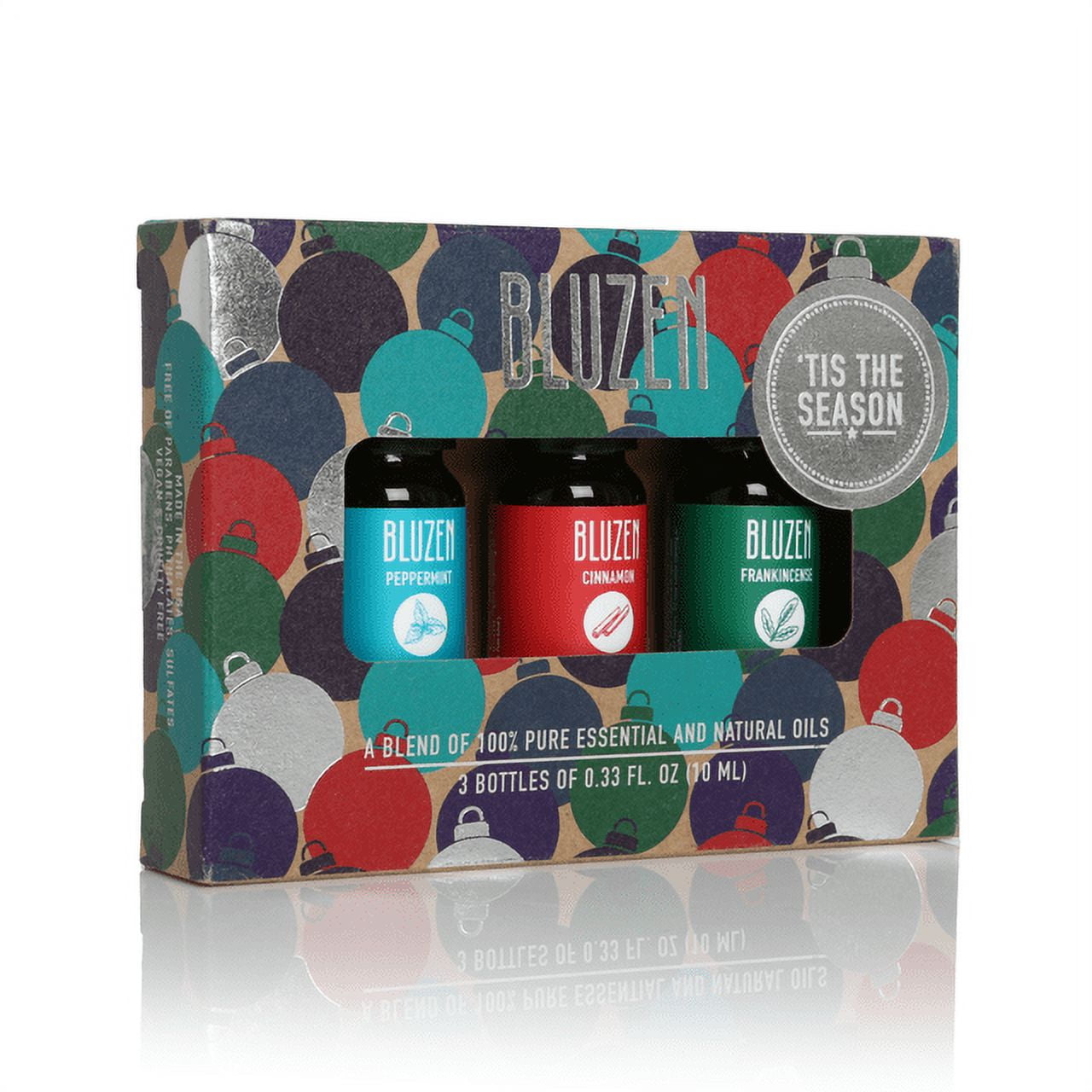 BLUZEN 3-Pack ‘Tis the Season Essential Oils: Peppermint, Frankincense ...
