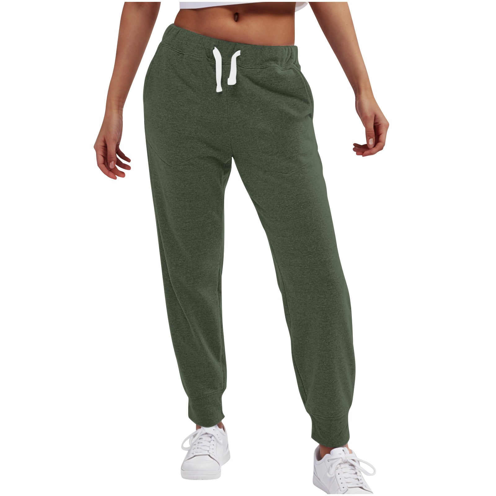 BLVB 2024 Fall Joggers for Women Casual Soft Womens Sweatpants ...