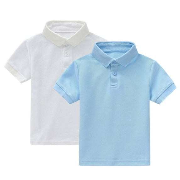 BLVB 2pack Toddler Baby Kids Boy Girl Solid Color Casual Short Sleeve ...
