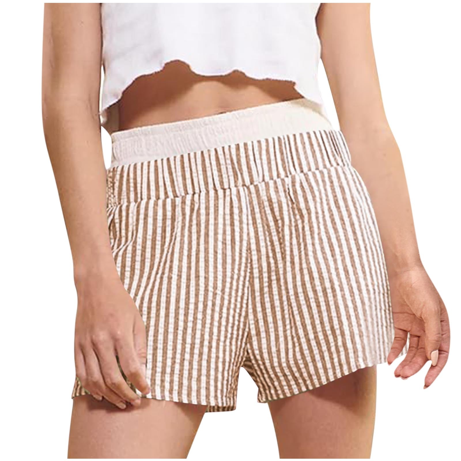 BLVB Boxer Shorts for Women Casual Summer Pajama Lounge Shorts Pj ...