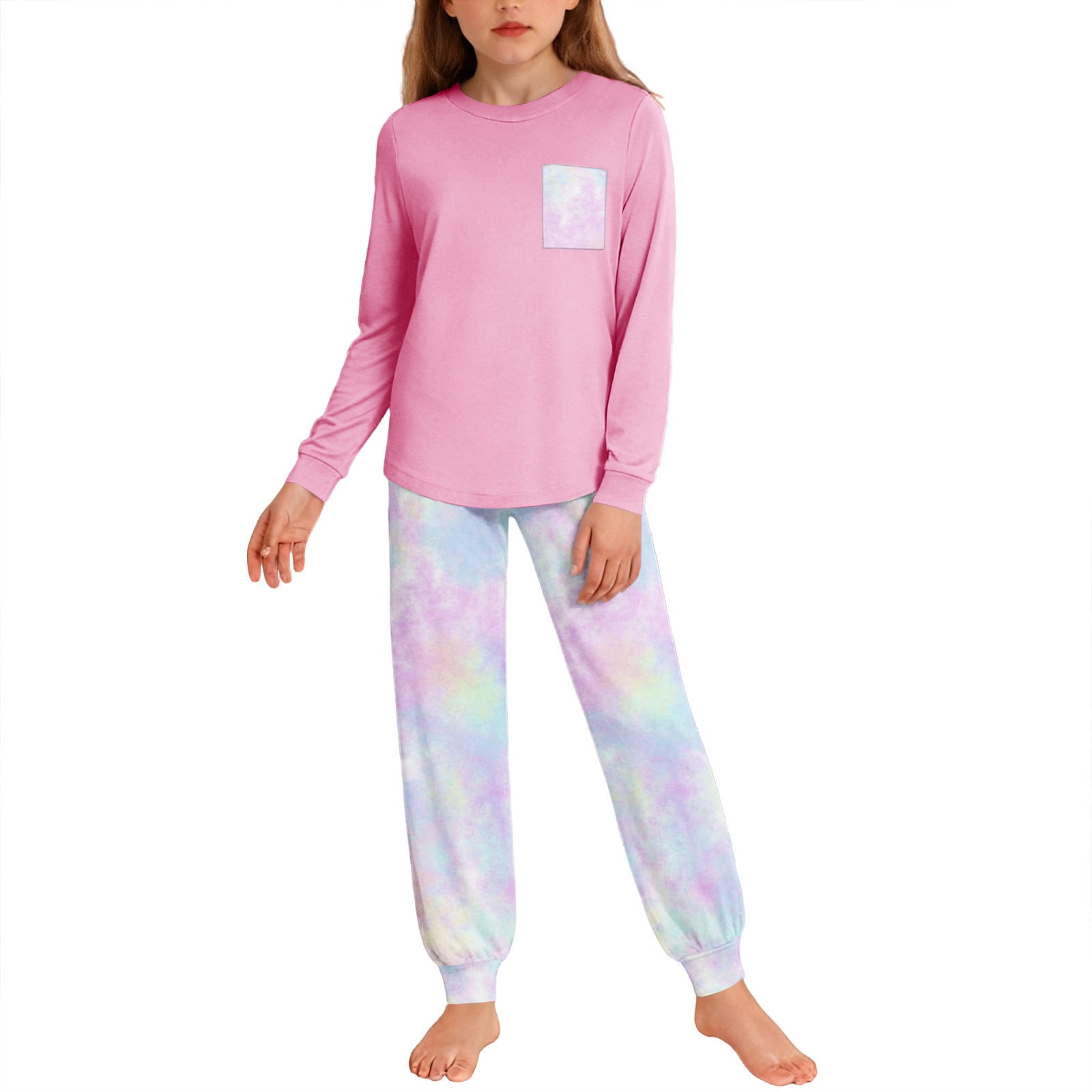 BLVB Boys Girls Fall Clothes Set Long Sleeve Tops T-Shirt and Jogger ...