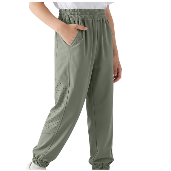 BLVB Boys Girls Lightweight Jogger Pants Kids Quick Dry Hiking Active ...