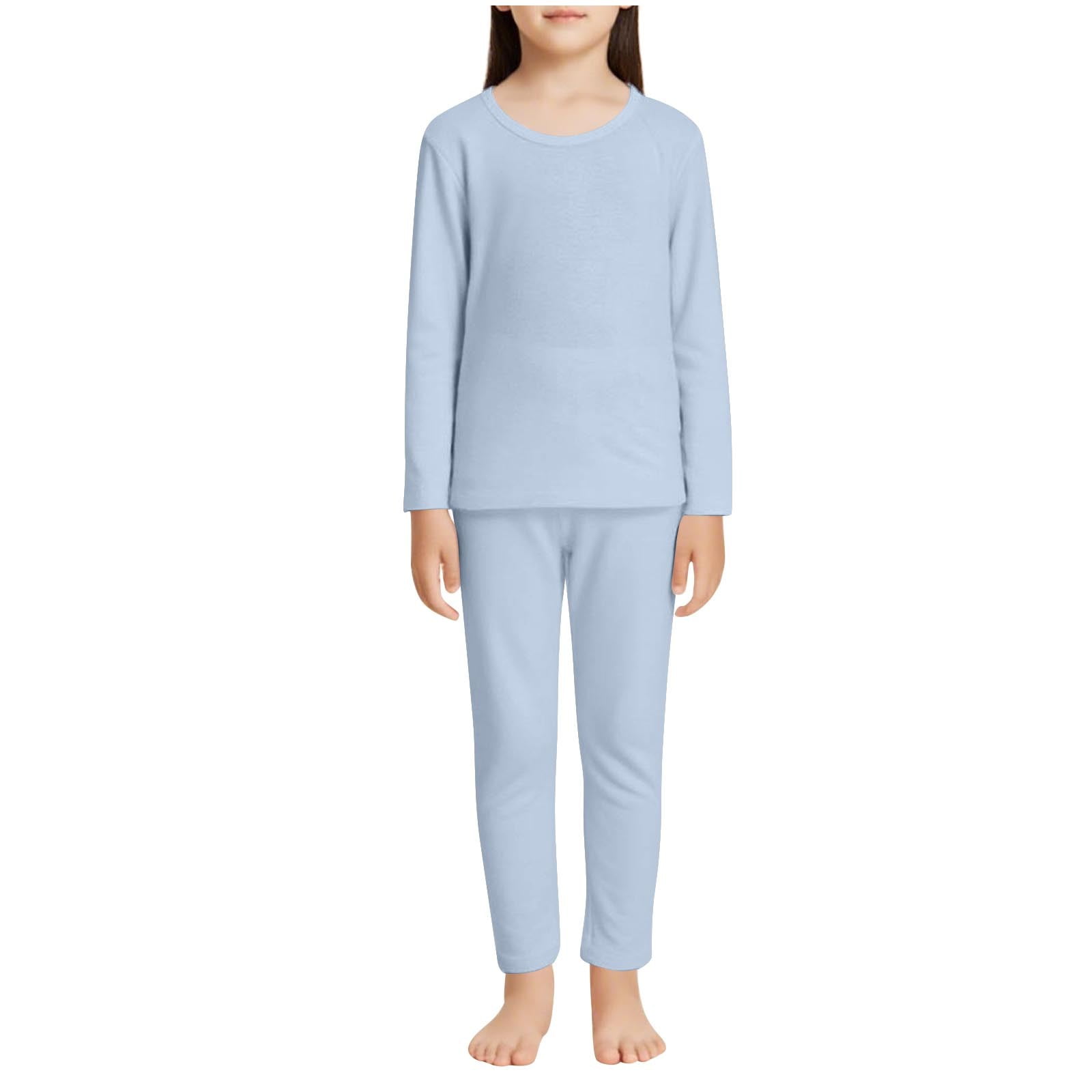 BLVB Boys Girls Pajama Set Long Sleeve Top Long Pants Pajamas Kids ...