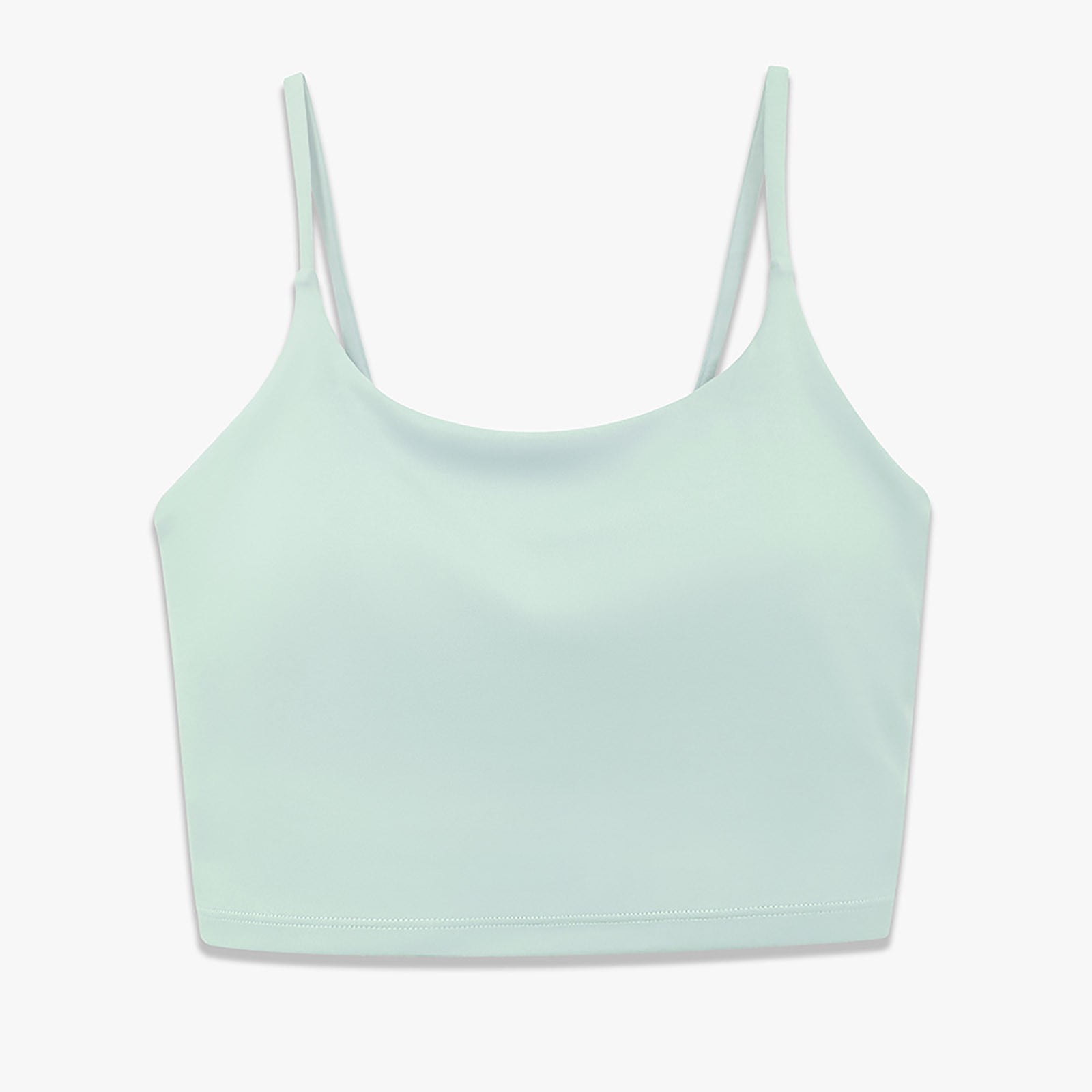 BLVB Cami Sports Bra Tank Tops for Women Spaghetti Straps Workout Yoga ...