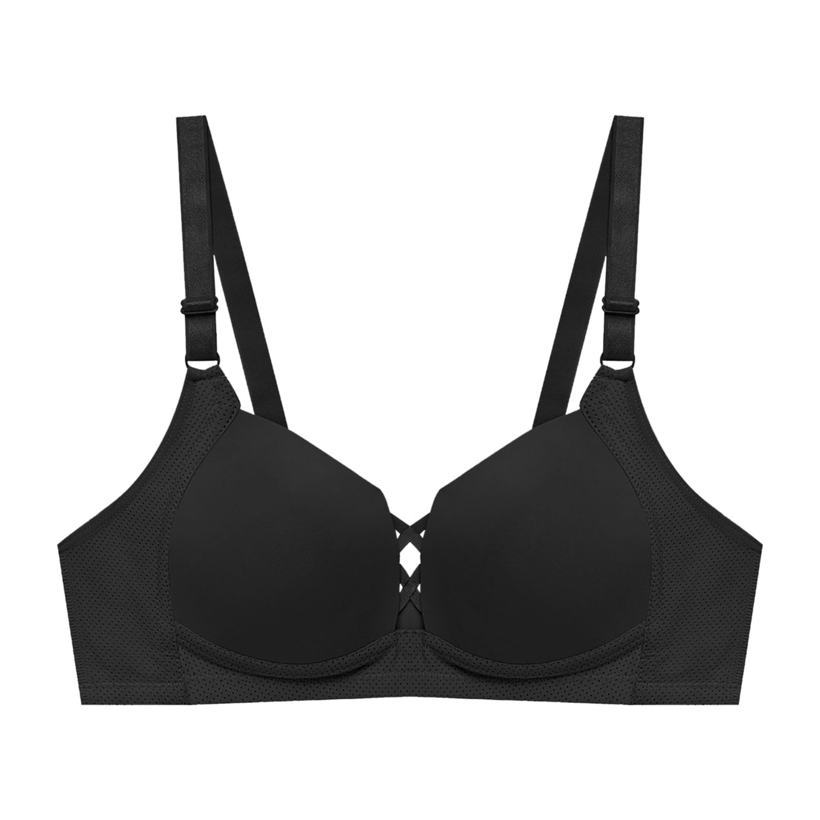 BLVB Comfort No Wire Bras for Women Seamless No Show Push up Bras Full ...