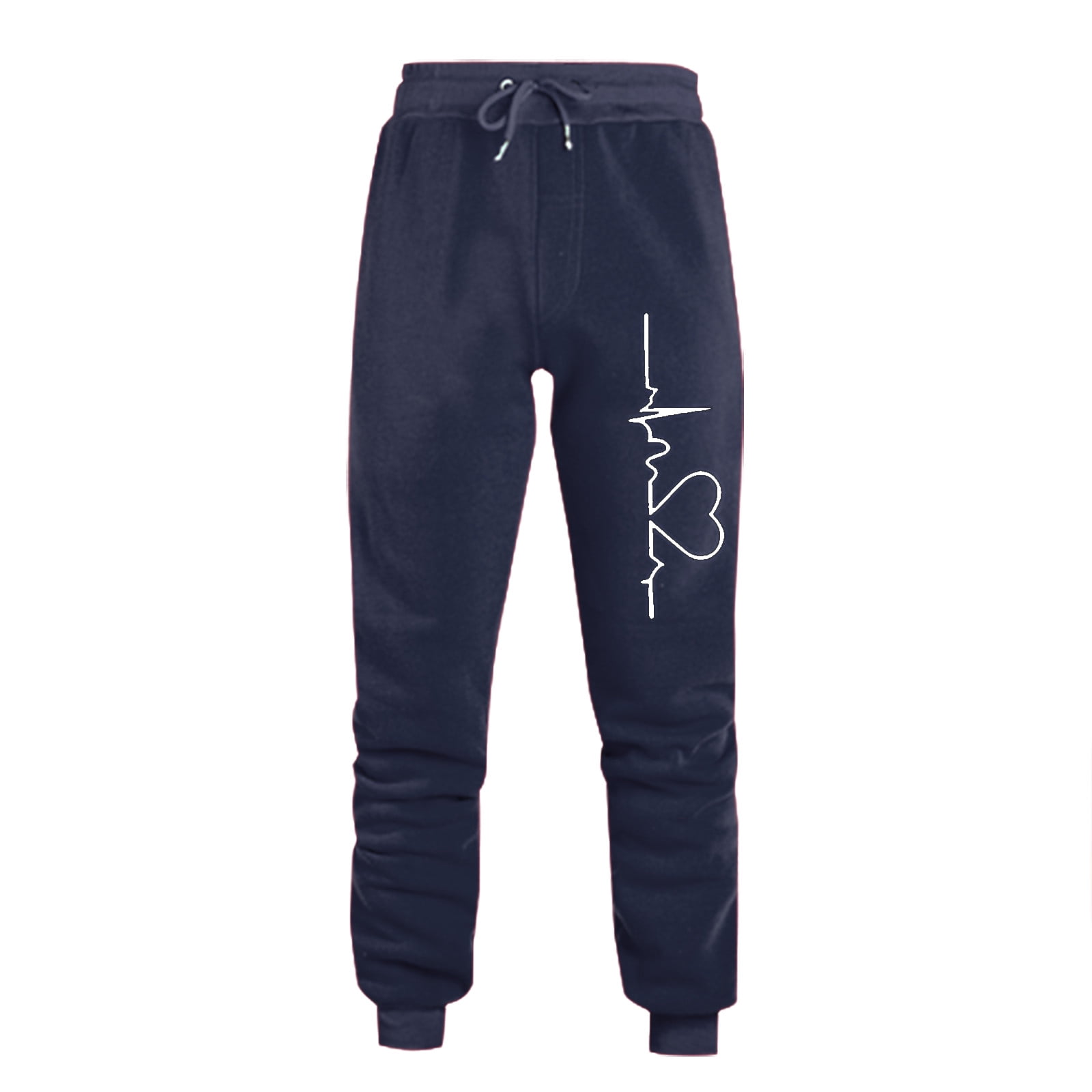 Womens Mens Winter Warm Athletic Sweatpants Sherpa Lined Joggers Fleece Running Pants With