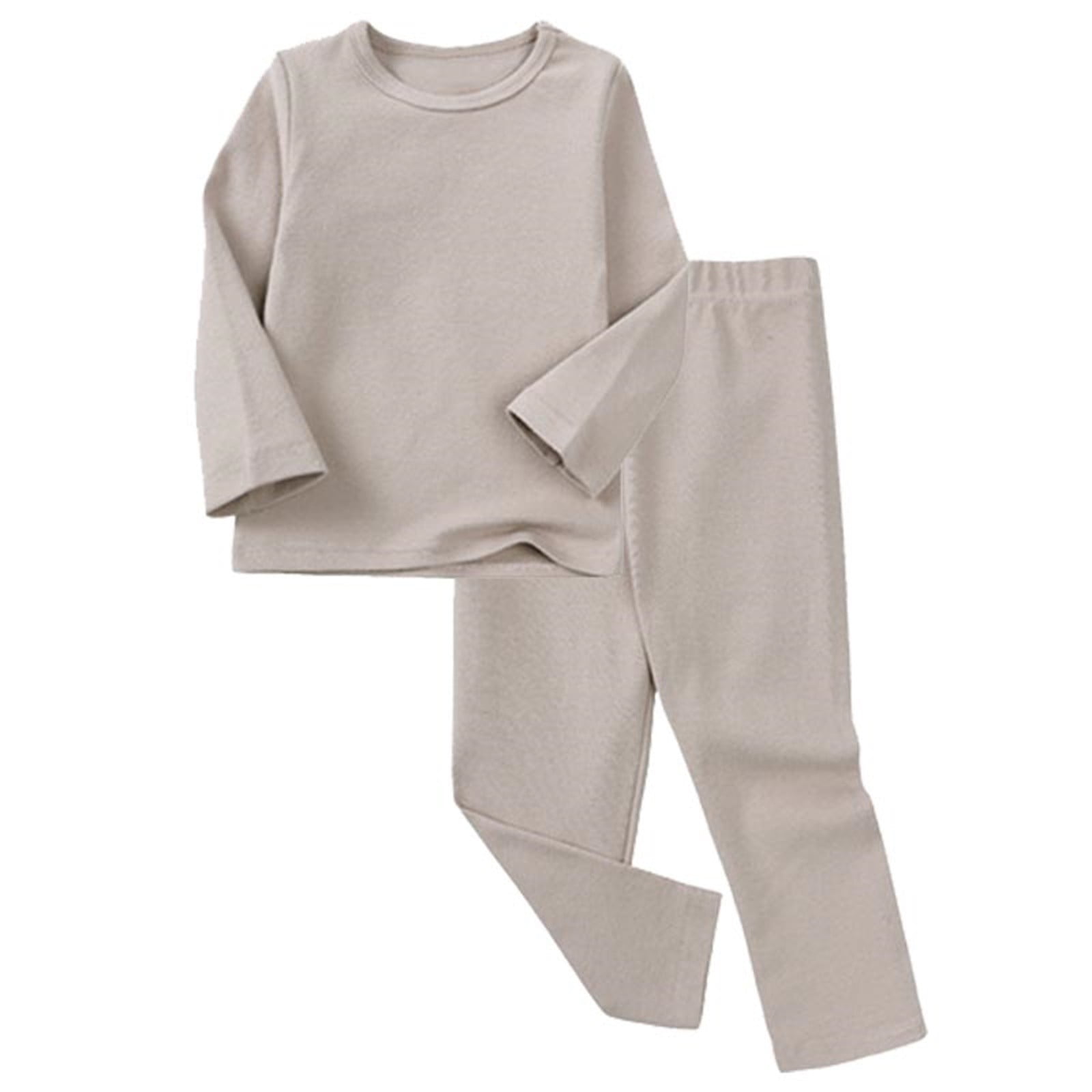 BLVB Kids Toddler Winter Thermal Underwear Set Baby Boys Girls Fleece ...