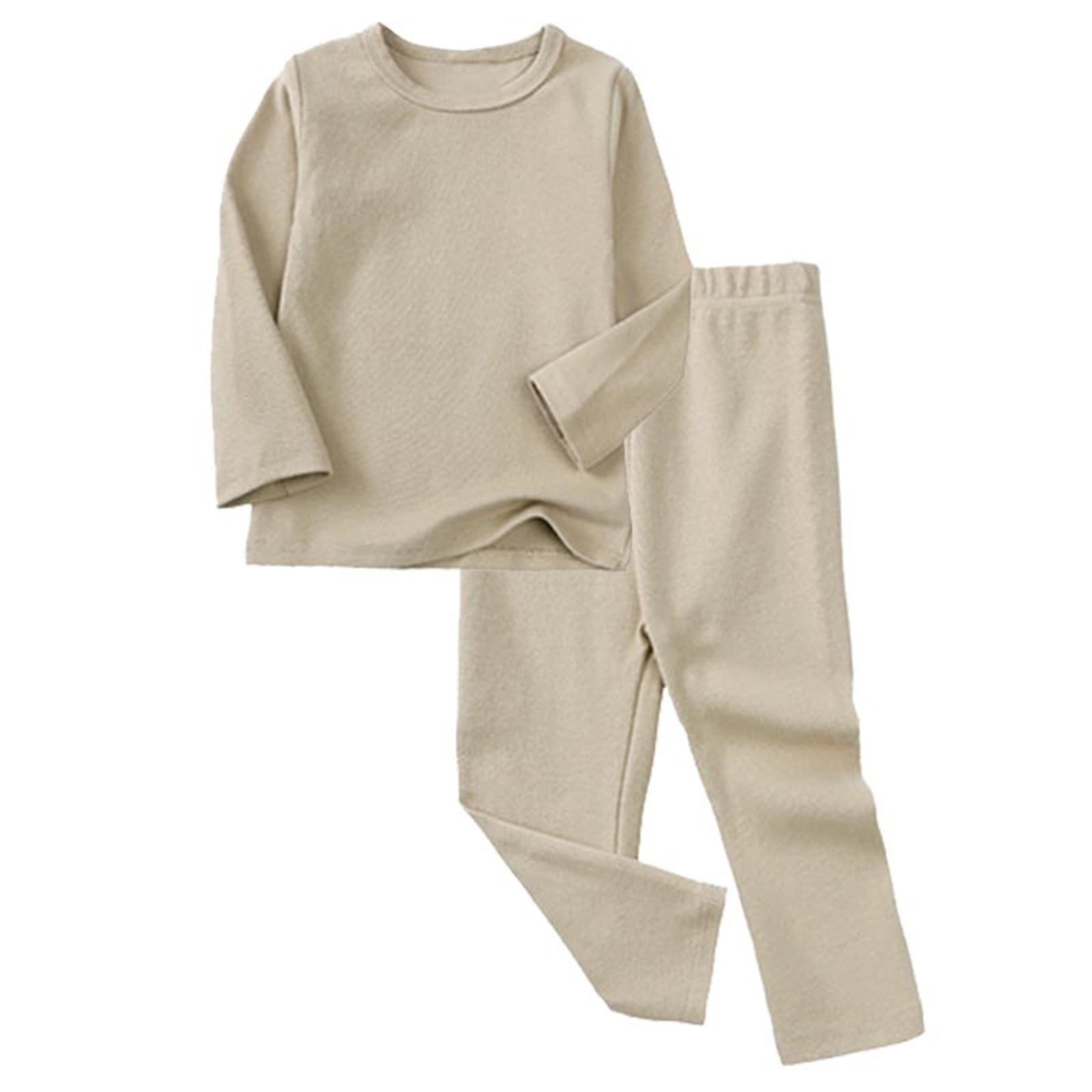 BLVB Kids Toddler Winter Thermal Underwear Set Baby Boys Girls Fleece ...