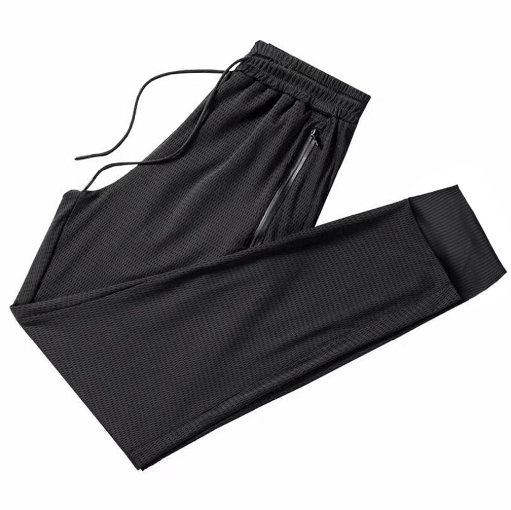 BLVB Mens and Womens Mesh Jogger Pants Comfortable Athletic Sweat Pants ...