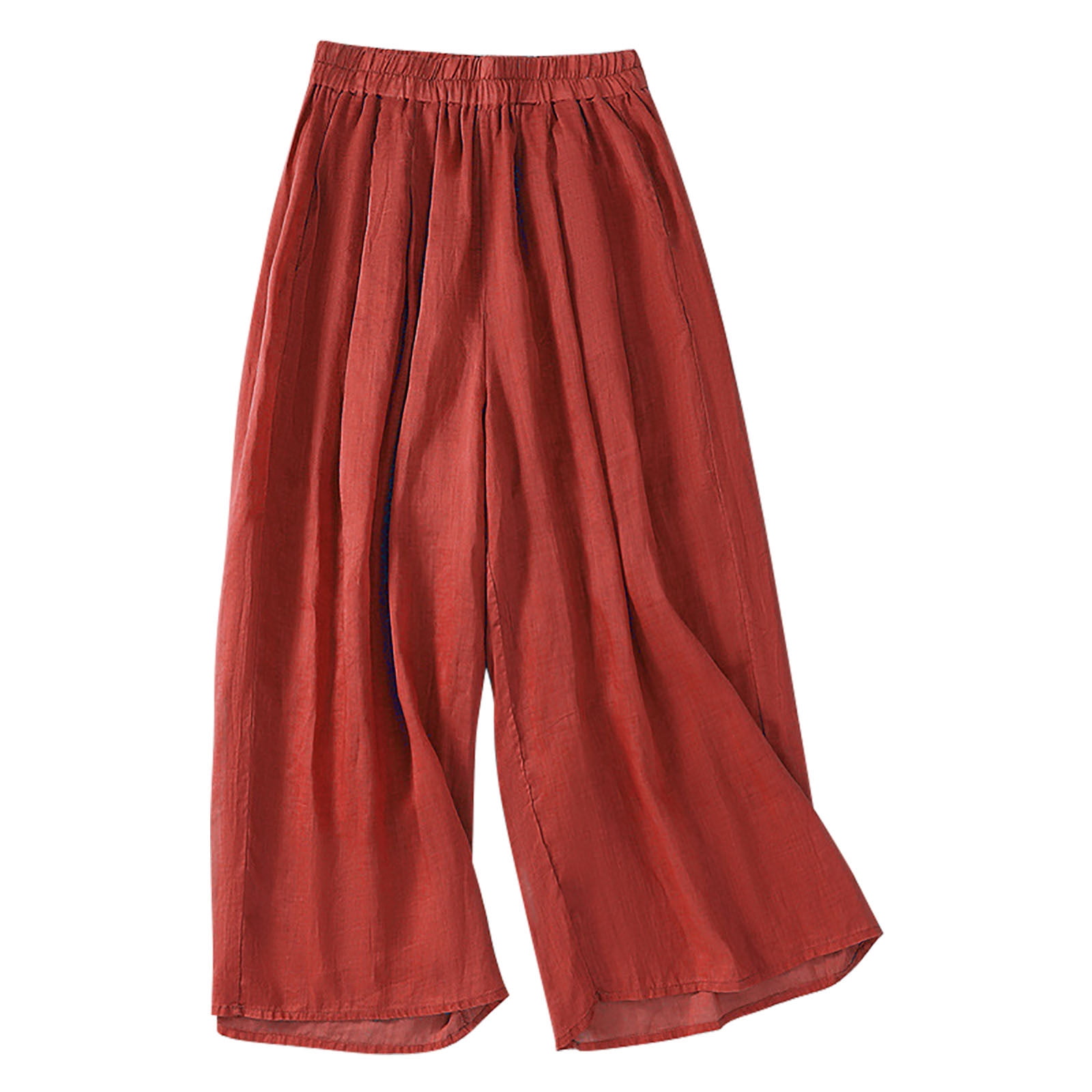 Blvb Palazzo Pants For Women Summer 2024 Outfits Elastic Waist Baggy