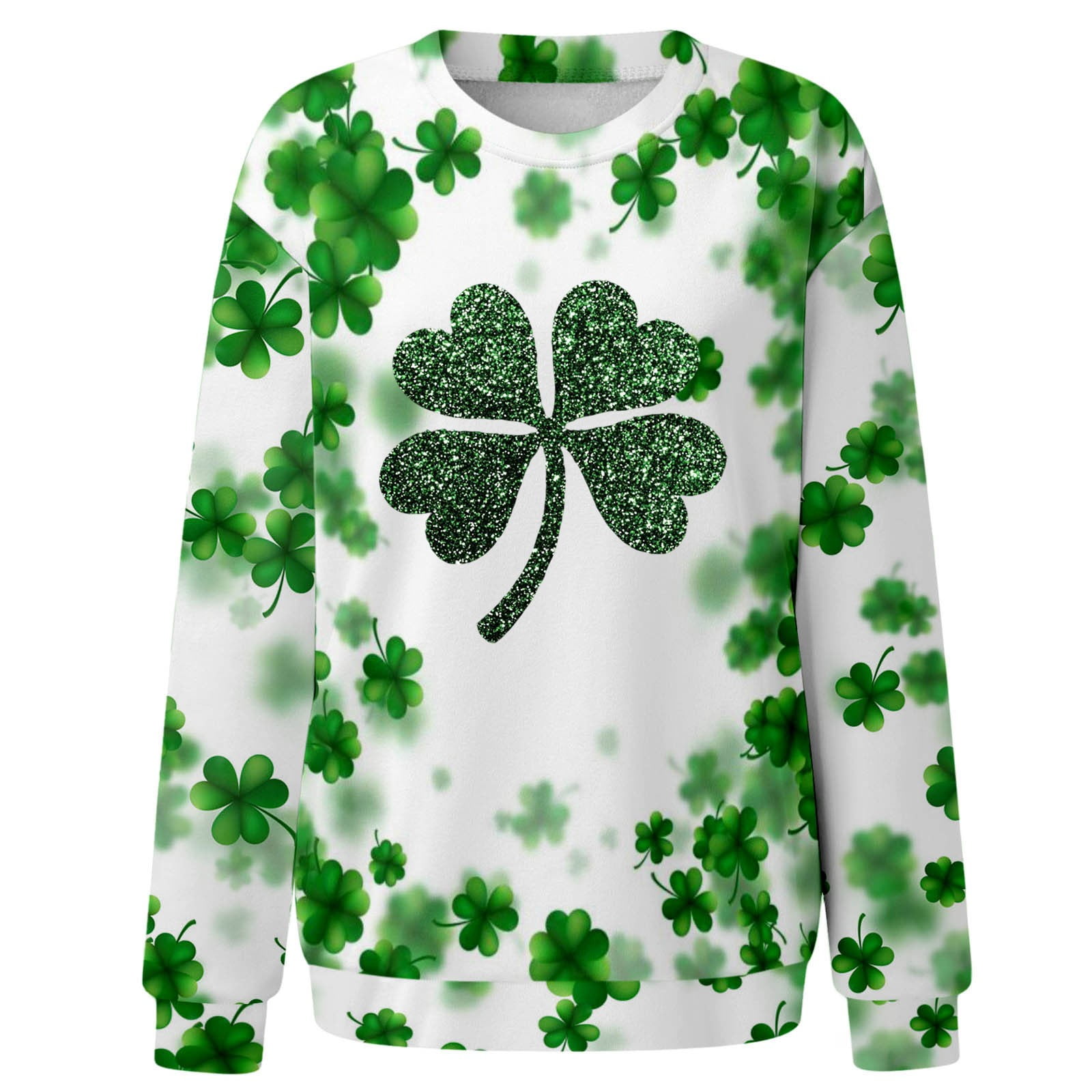 BLVB St. Patrick's Day Sweatshirts for Women Shamrock Shirt Clover ...