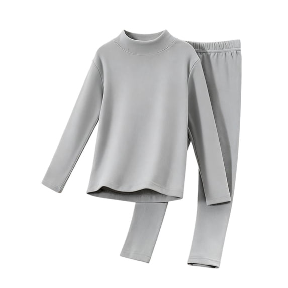 BLVB Thermal Underwear for Kids Long Johns Leggings and Mock Neck Shirt ...