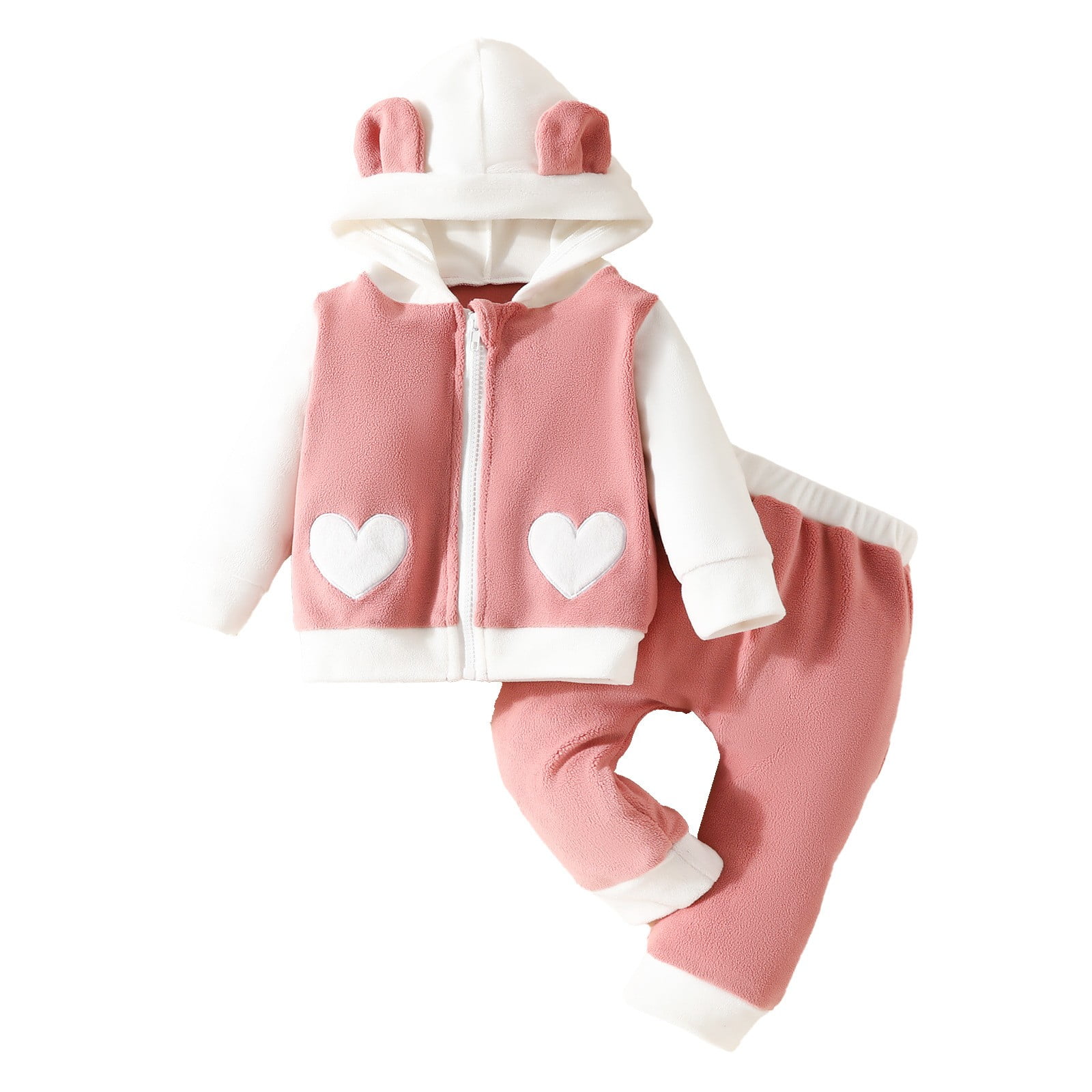 BLVB Toddler Baby Boys Girls Valentine's Day Outfits Fall Winter Warm ...