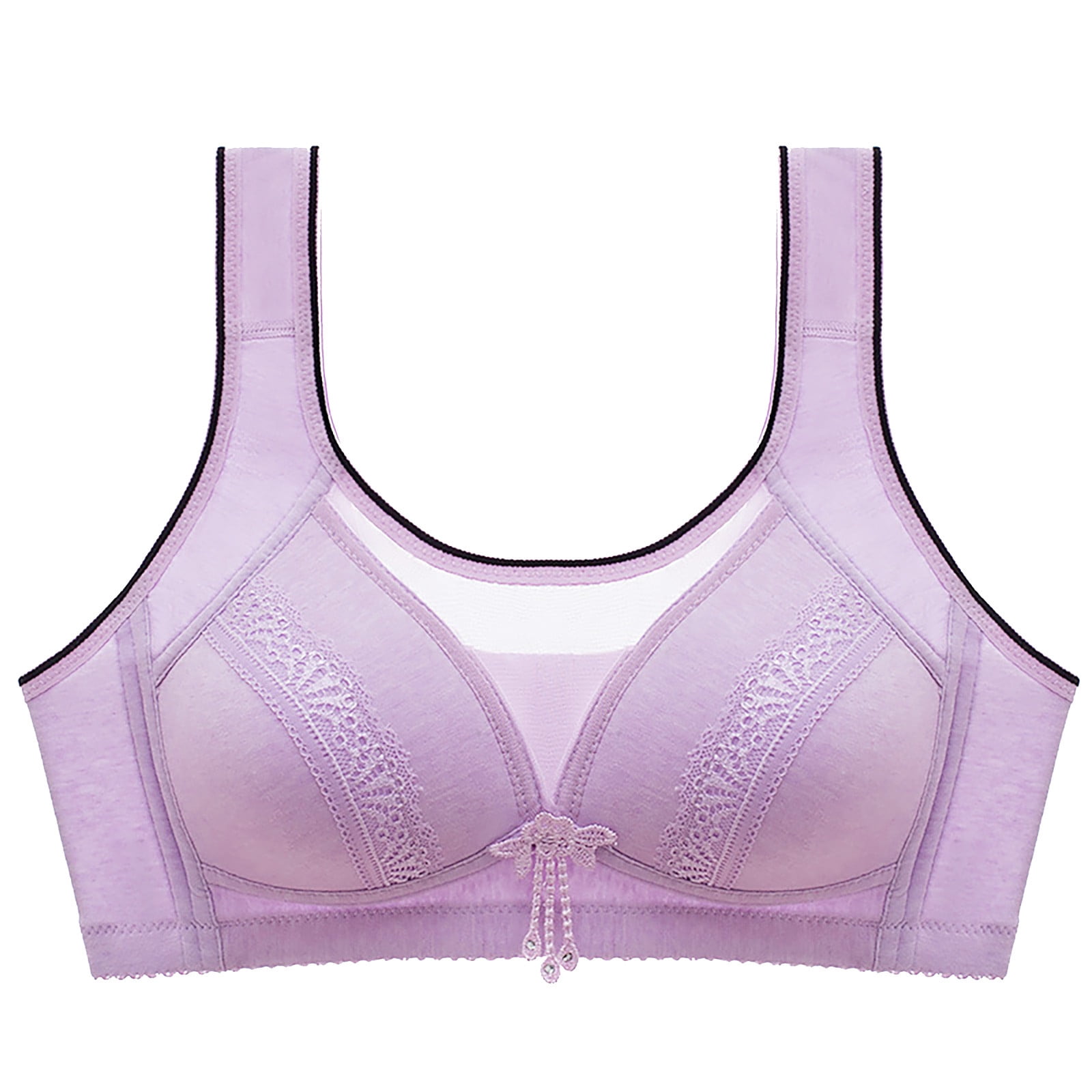 BLVB Wireless Bras for Women Lightly Lined Comfort Bralettes Scoop Neck ...